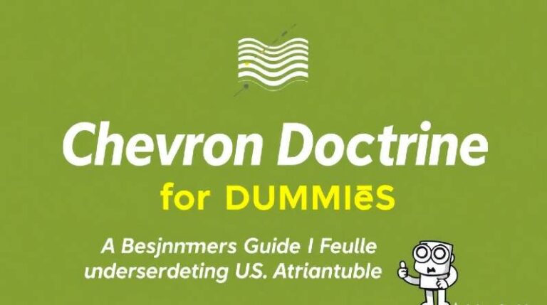 Chevron Doctrine for Dummies: Simple Legal Guide